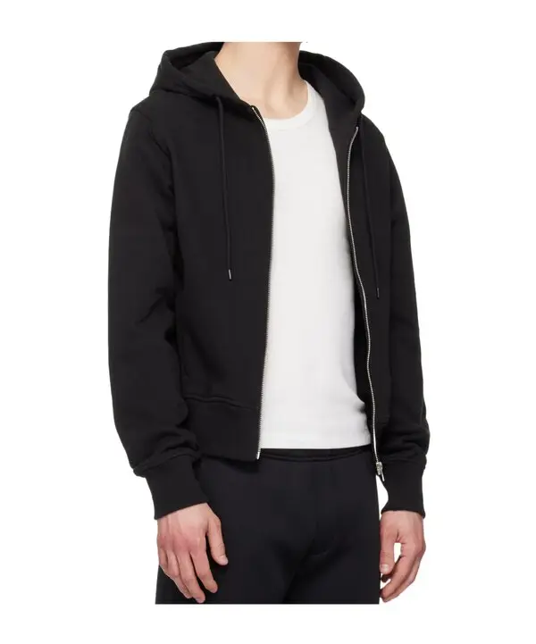 ENTIRE STUDIOS Slim Zip-up Hoodie - Black