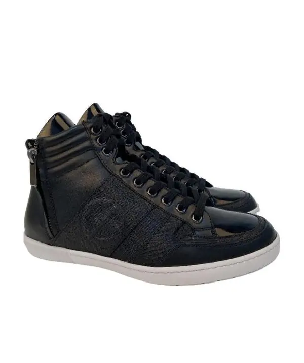 Giorgio Armani Lace-up High-top Sneakers