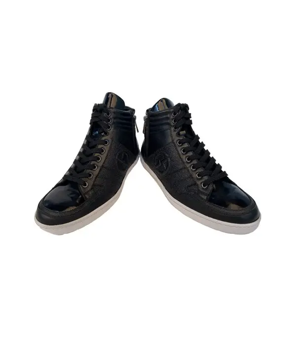 Giorgio Armani Lace-up High-top Sneakers