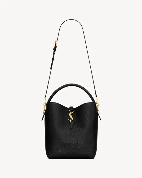 Saint Laurent Le 37 Supple Bucket Bag - Black