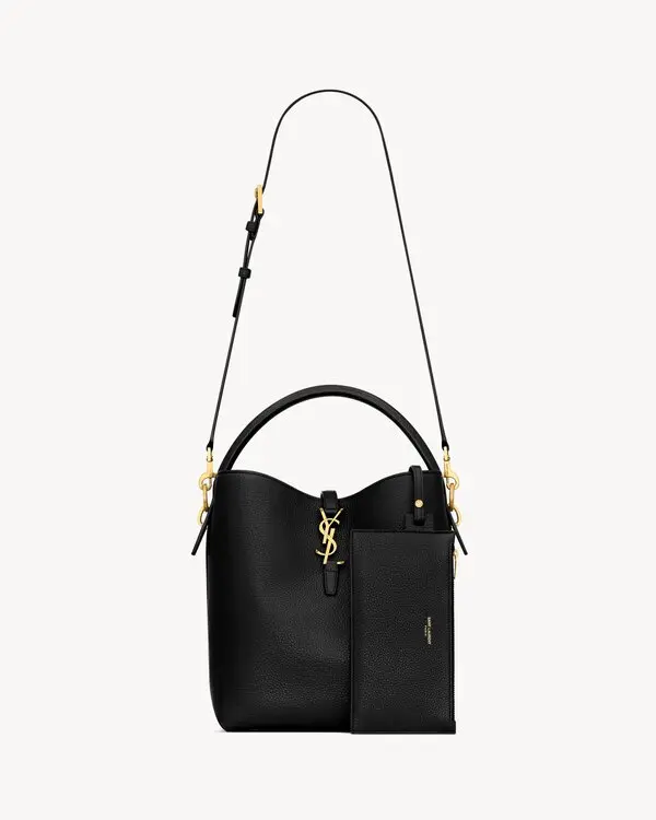 Saint Laurent Le 37 Supple Bucket Bag - Black