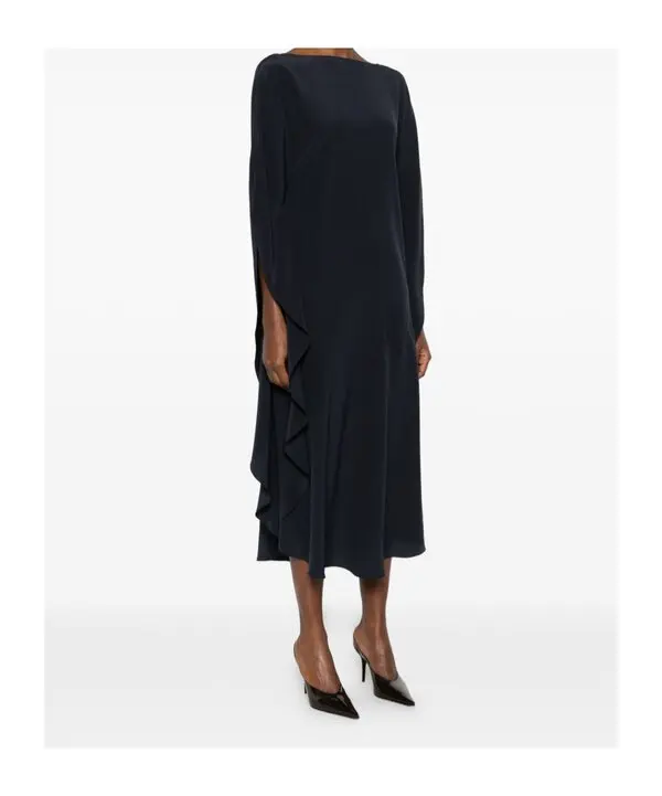 GIANLUCA CAPANNOLO Ruffled Slit Detail Dress
