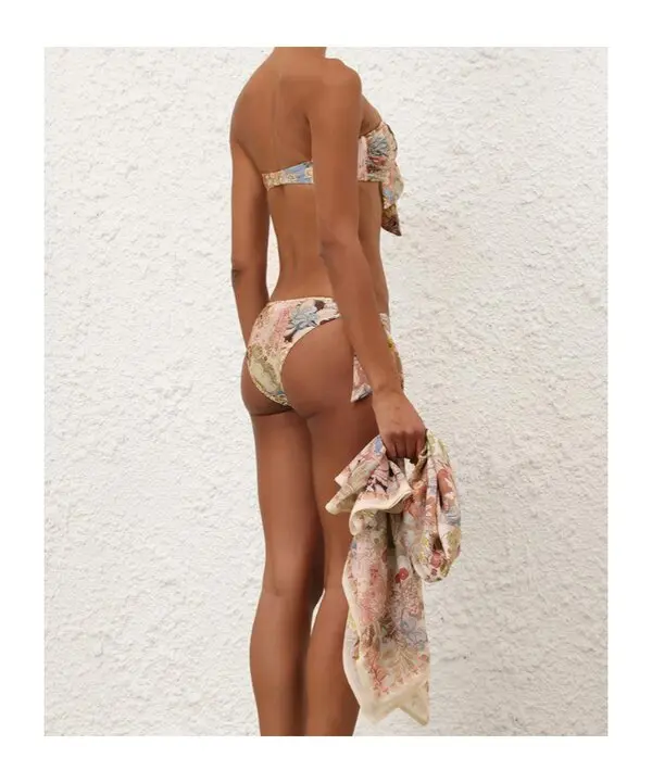 Zimmermann Daylight Tie Bikini Bottoms - Patch Multi