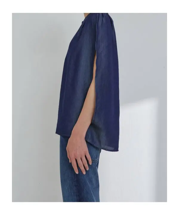 DARKPARK Sleeveless Blouse - Blue
