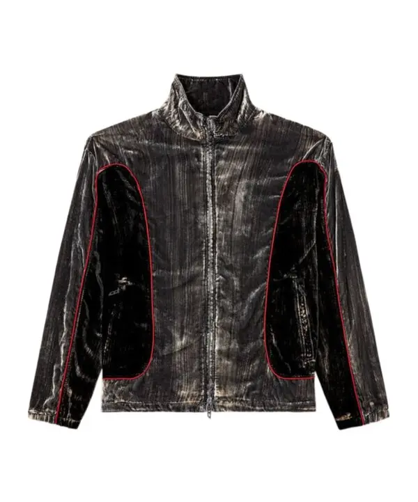 DIESEL® J-hay Track Jacket - Black/red