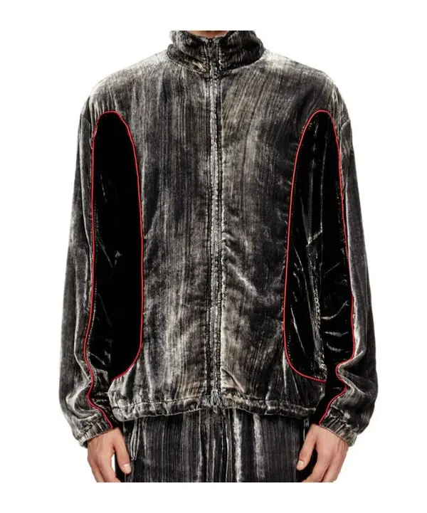 DIESEL® J-hay Track Jacket - Black/red