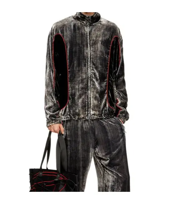DIESEL® J-hay Track Jacket - Black/red