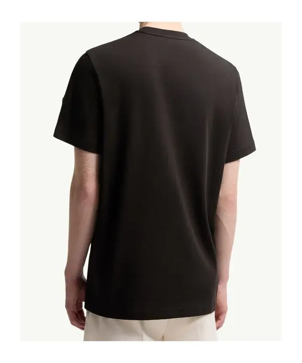 Moncler Logo Patch Crewneck T-shirt - Black