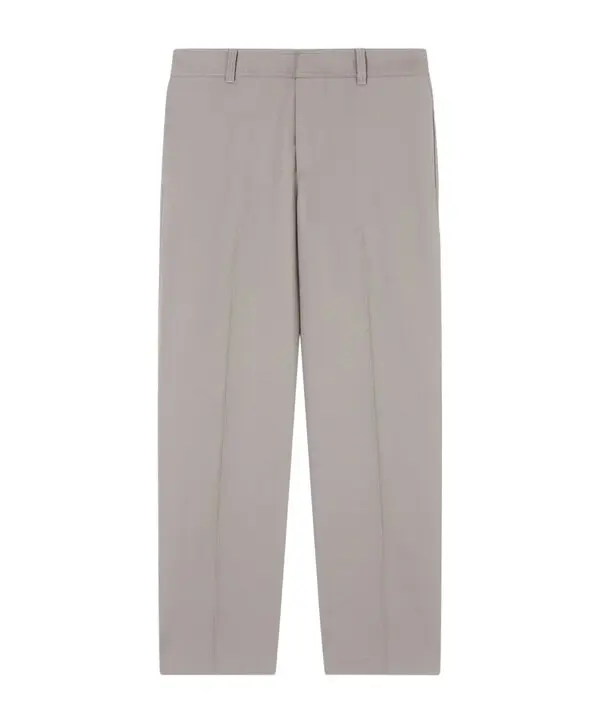 Emporio Armani Tailored Pants With Belt Loops - Gray-brown