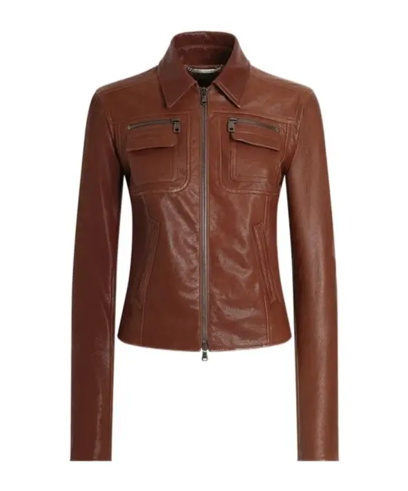 Dolce & Gabbana Zip-up Leather Jacket