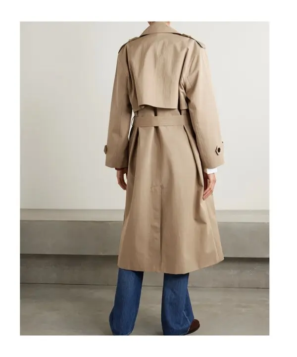 Co Belted Double-breasted Cotton-blend Twill Trench Coat