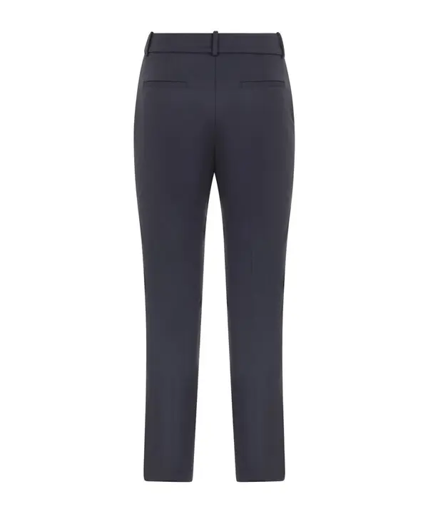 Peserico Slim Cotton Pants - Black