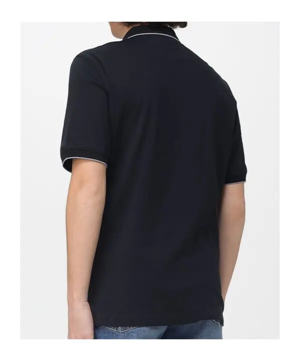 Brunello Cucinelli Logo Embroidered Short-sleeved Polo Shirt