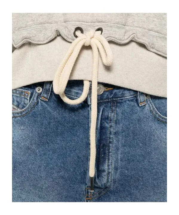 DIESEL® High-rise Denim Shorts - Blue