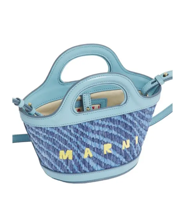 Marni Tropicalia Top Handle Micro Bag - Blue