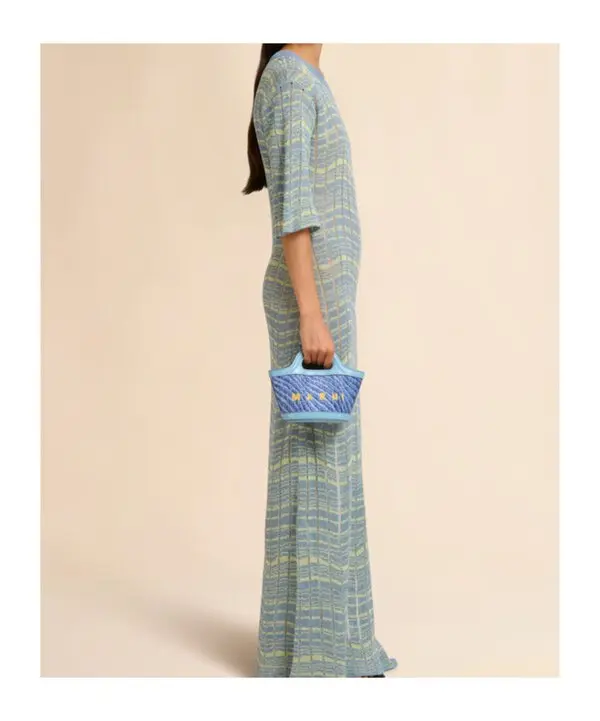 Marni Tropicalia Top Handle Micro Bag - Blue