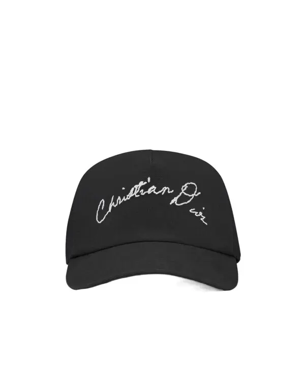Dior Logo Patch Baseball Cap - Black