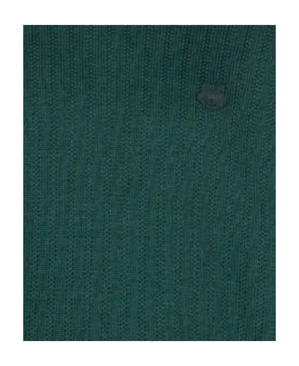 Kenzo Tiger Decal Wool-knit Jumper - Green