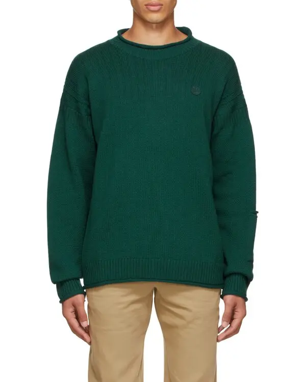 Kenzo Tiger Decal Wool-knit Jumper - Green