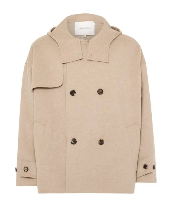 J.W.ANDERSON Jw Anderson Oversized Coat - Clay Color Mixing