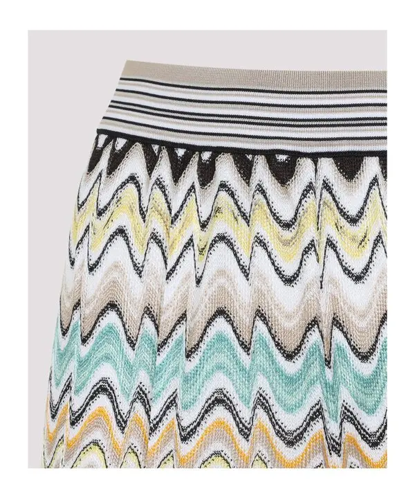 Missoni Zigzag Knit Wide-leg Trousers - Multi