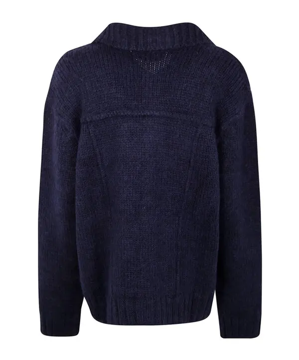 Dsquared2 Buttoned Knitted Cardigan - Black