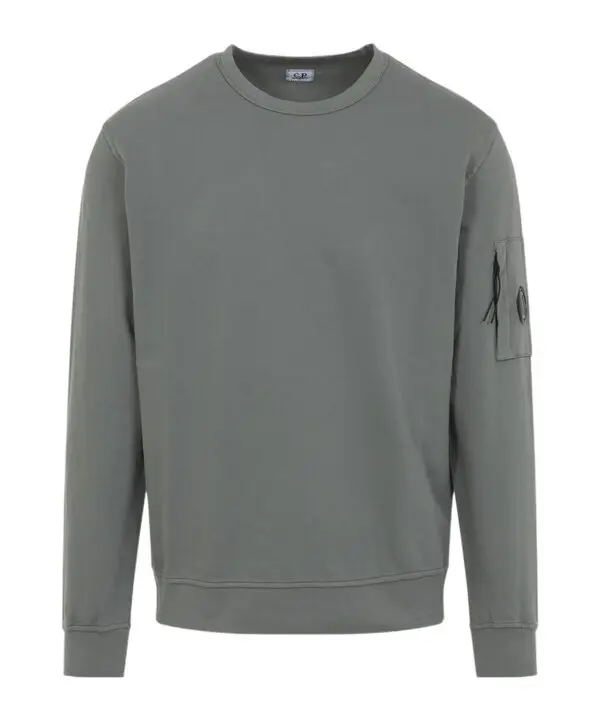 C.P. COMPANY Logo Patch Sweatshirt - Gray