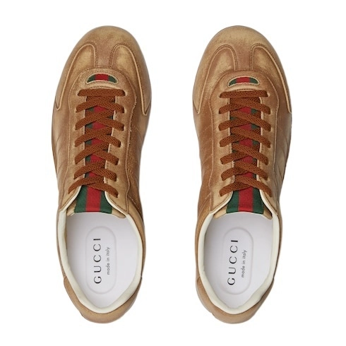 Gucci Shift Sneakers - Brown