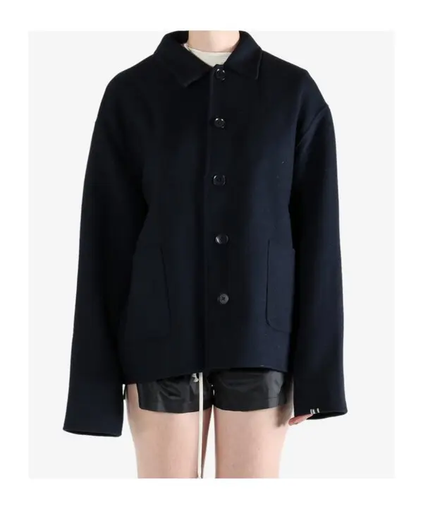 Extreme Cashmere Button-up Coat