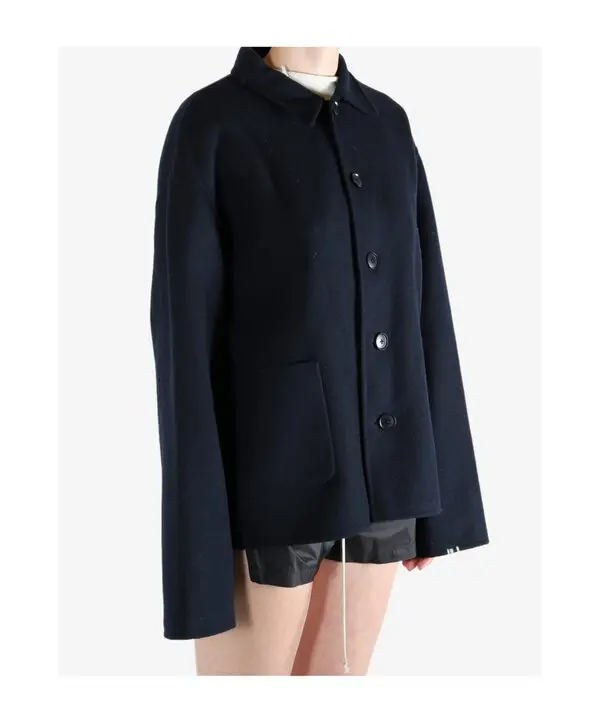 Extreme Cashmere Button-up Coat