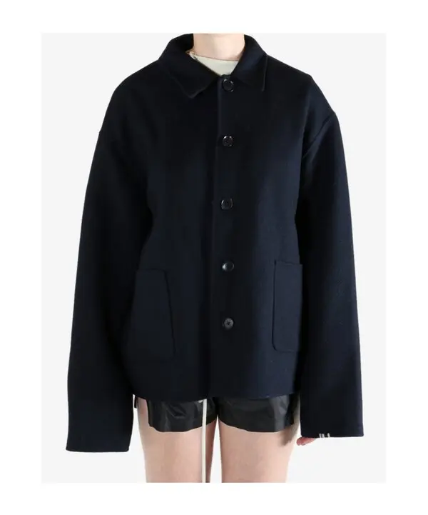 Extreme Cashmere Button-up Coat