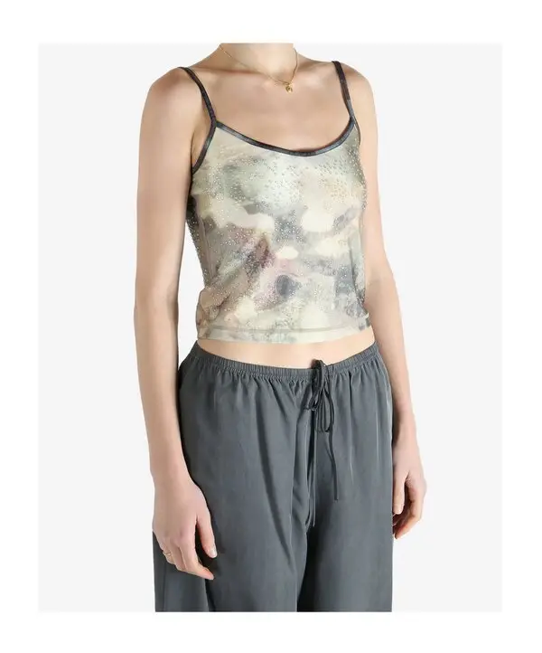 DIESEL® Embellished Strappy Tank Top