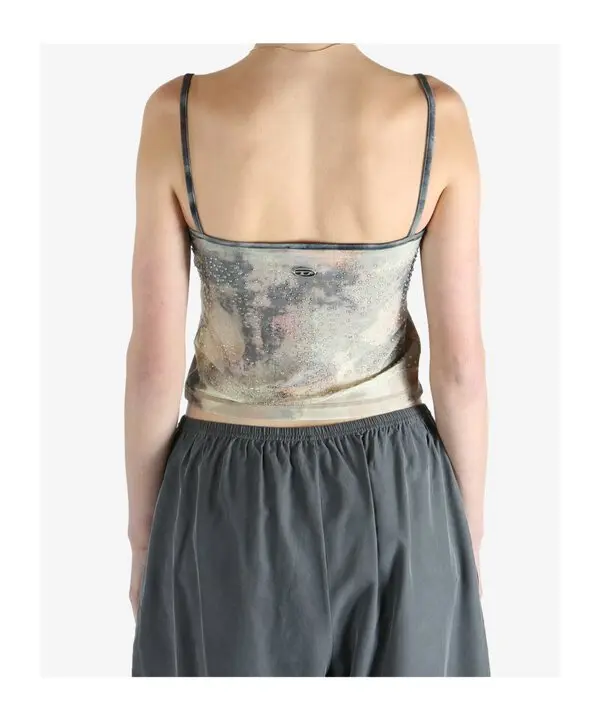 DIESEL® Embellished Strappy Tank Top