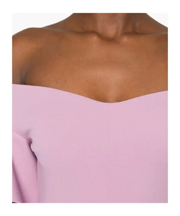 Solace Cielo Maxi Dress With Ruffled Sleeves - Pink