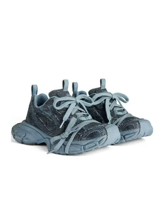 Balenciaga 3xl Lace-up Sneakers - Blue