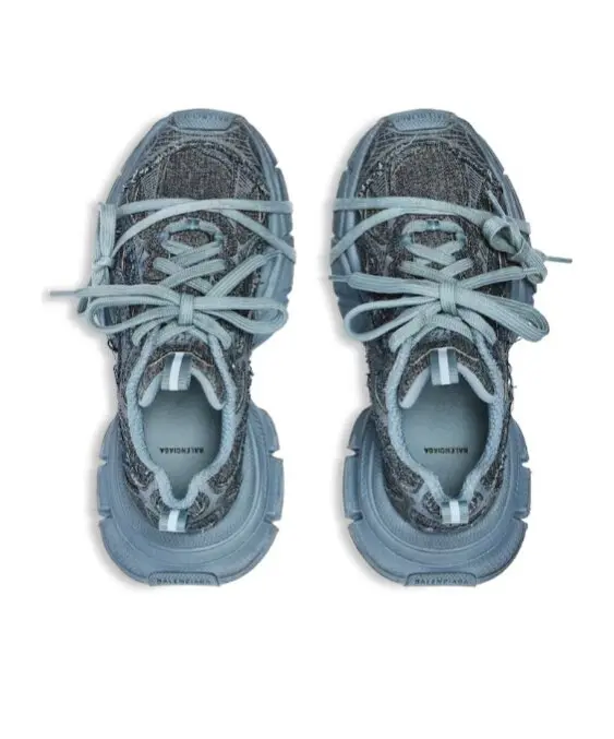 Balenciaga 3xl Lace-up Sneakers - Blue