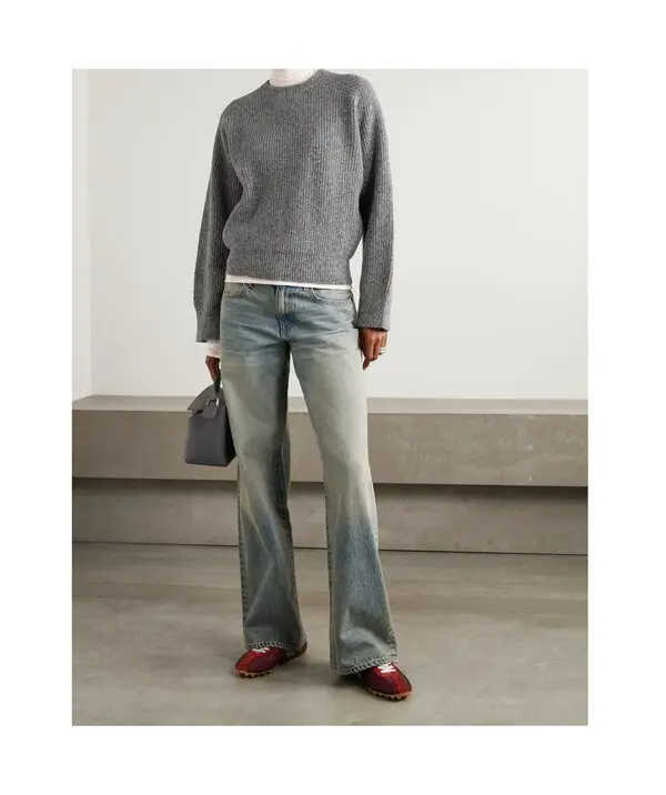 SLVRLAKE Florence Ribbed Merino Wool Sweater