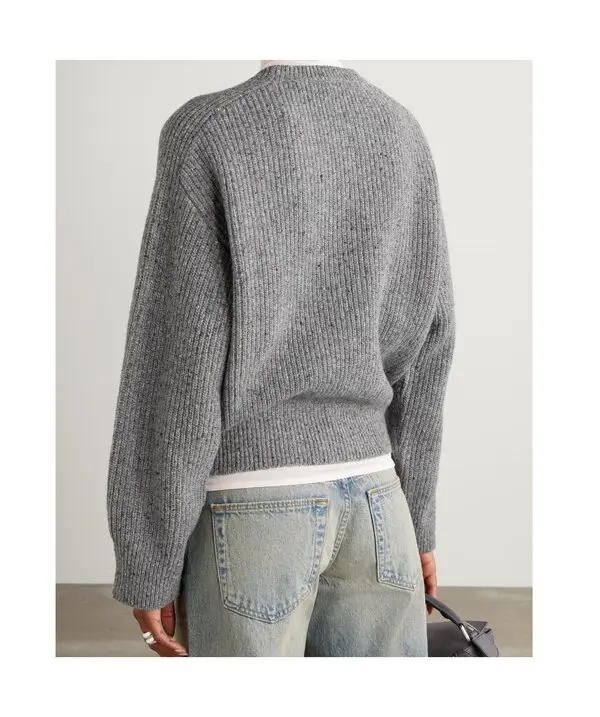 SLVRLAKE Florence Ribbed Merino Wool Sweater