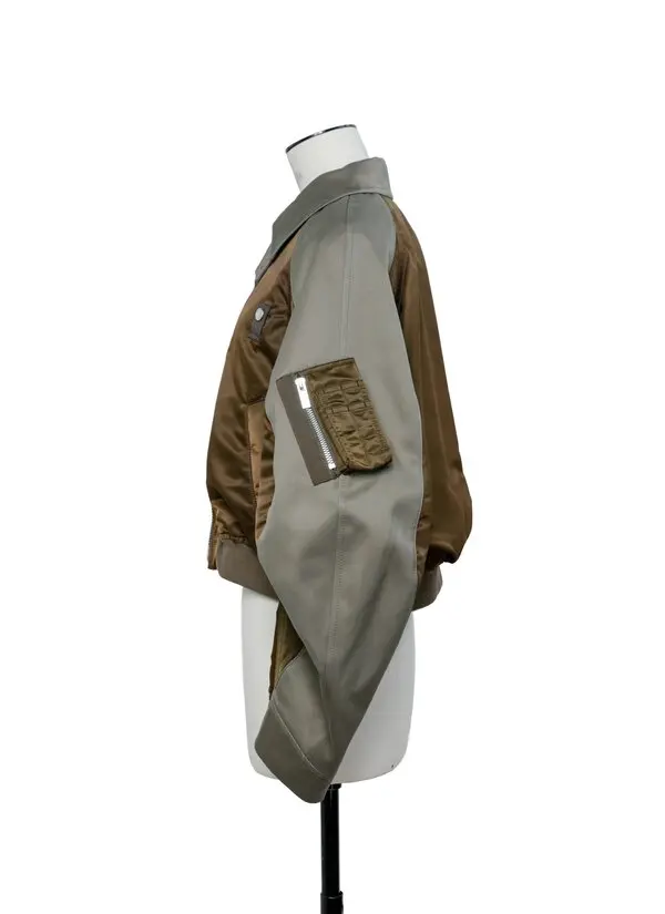 Sacai Twill Collared Zip-up Blouson
