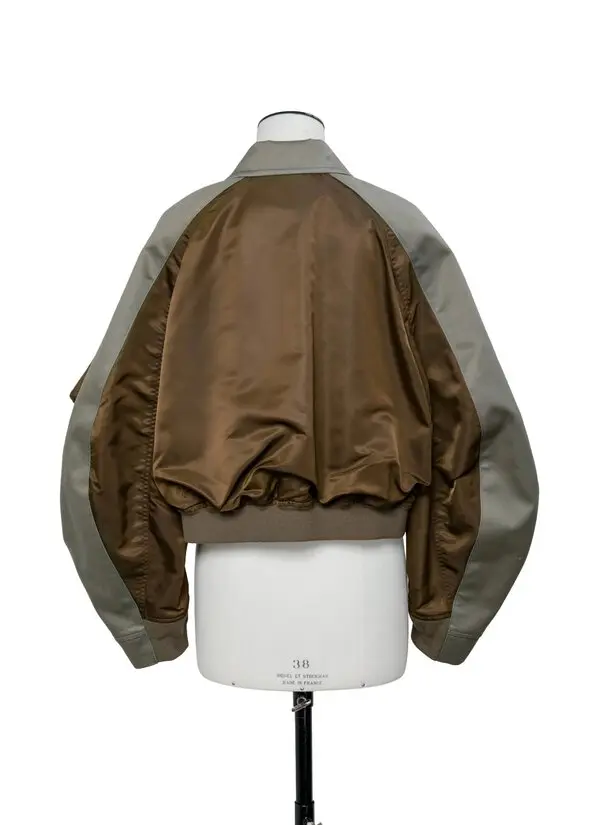 Sacai Twill Collared Zip-up Blouson