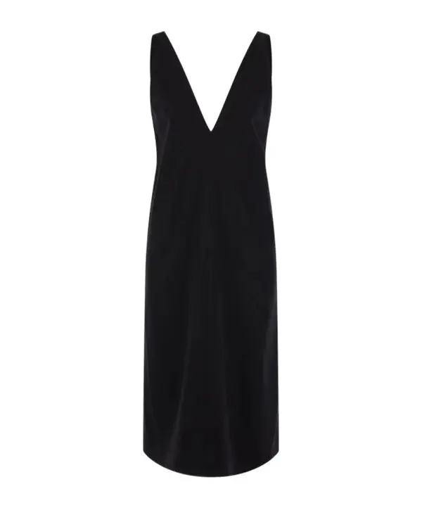 Co V-neck Dress - Black