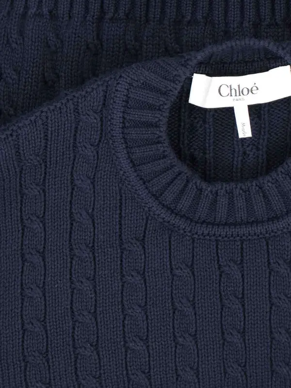Chloé Buttoned-detail Knitted Jumper