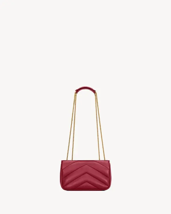 Saint Laurent Loulou Foldover Top Mini Shoulder Bag