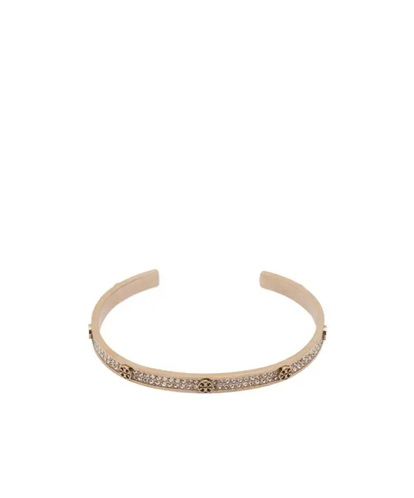 Tory Burch Icon Pavé Cuff Bracelet - Yellow