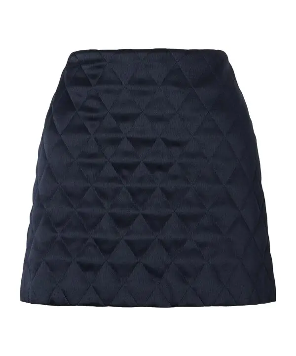 BLAZÉ MILANO Novalis Coci" Quilted Mini Skirt