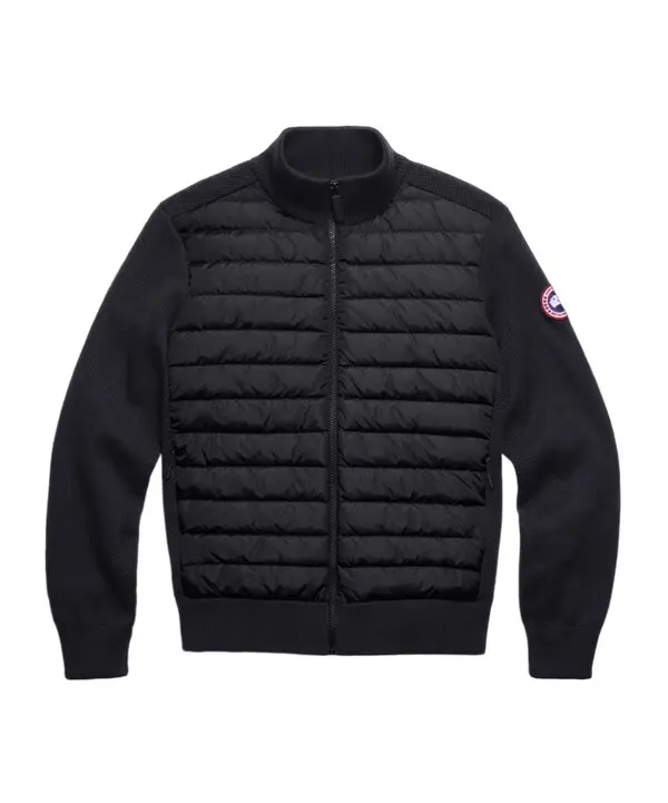 Canada Goose Hybridge Padded Panel Knit Jacket - Nocturne