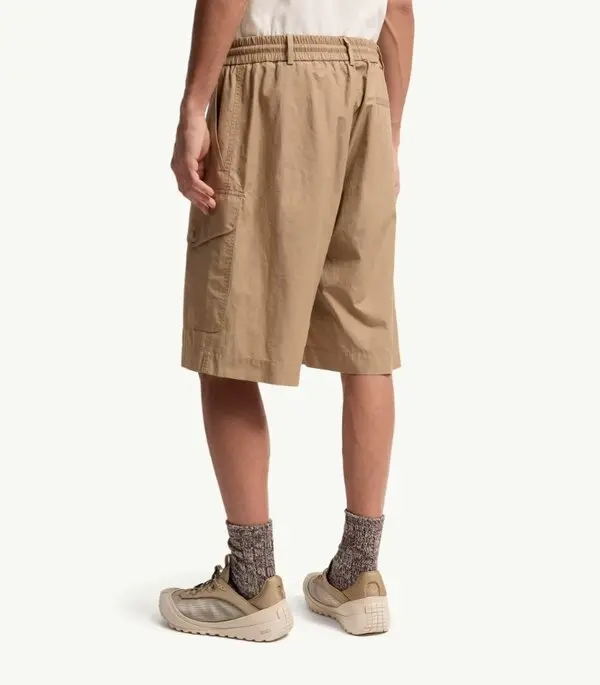 Moncler Drawstring Cargo Shorts - Beige