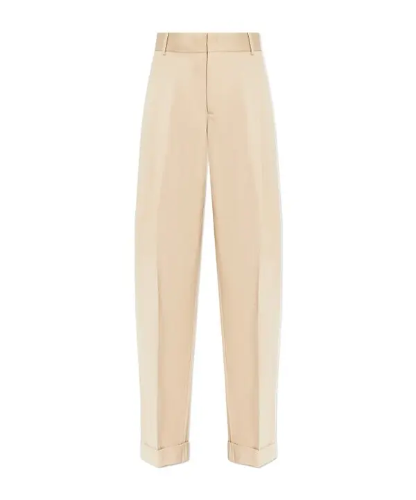 Dsquared2 Straight-leg Pleated Trousers - Beige