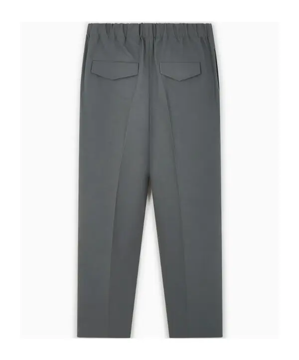 JIL SANDER Elasticated Waist Trousers - Gray