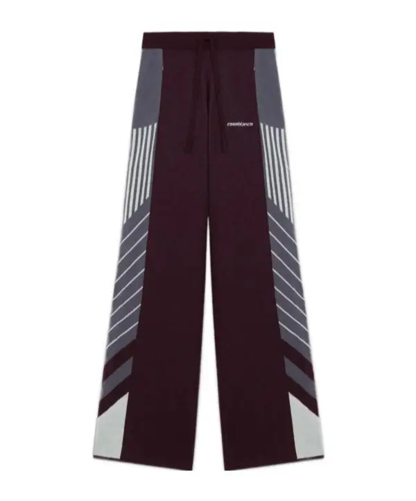 Casablanca Diagonal Tennis Trousers - Black
